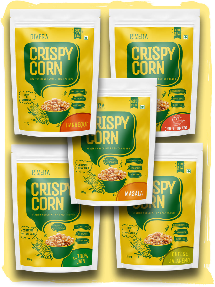 Crunchy Sweet Corn | 5 Flavors | Buy Now | Rivera Foods